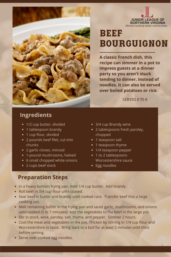Recipes from Flavors of Virginia – Junior League of Northern Virginia