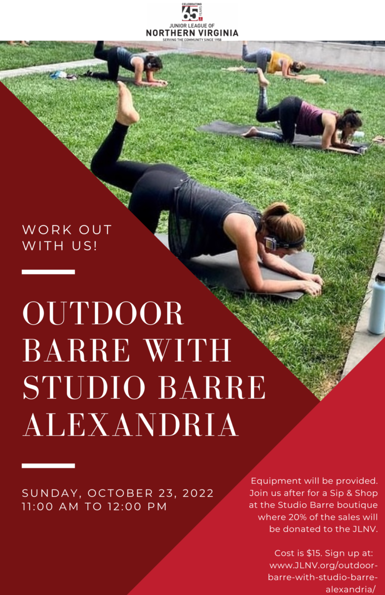 Outdoor Barre with Studio Barre Alexandria – Junior League of Northern ...