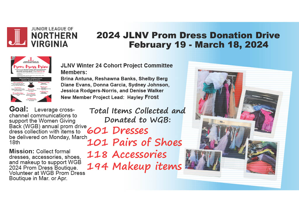 JLNV Prom Dress Drive – Junior League of Northern Virginia